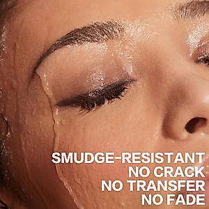 FOCALLURE Sadness Proof Precision Eyeliner,Sweatproof Eyeliner Pencil,Quick Drying,Smudge-proof,Long Lasting,Won't Slip Octagonal Grip,Ultra Fine Brush,BL01 OBSIDIAN