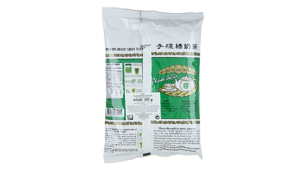 Get the Number One Thai Milk Green Tea Mix Today
