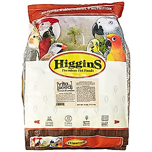 Higgins 466150 Vita Seed Conure Lovebird Food For Birds, 25-Pound