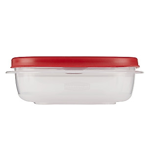 Rubbermaid Easy Find Lids Food Storage Container, 3 Cup, Racer Red