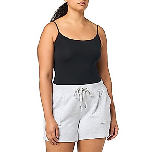 Champion French Terry, Comfortable Plus Size Gym Shorts for Women, Oxford Gray, 2X