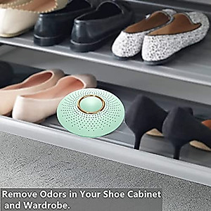 WARMON Refrigerator Deodorizer,Portable USB Rechargeable Refrigerator deodorizer, Outperforms Than Baking Soda and Charcoal Bags,Fridge and Freezer Odor Absorber to Keep Food Fresh Longer(Green)