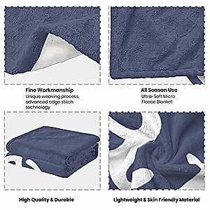 Carwayii Papa Blanket Gifts for Dad, Fleece Blanket Gifts for Father from Daughter, Son, Wife,Girlfriend, Flannel Throw Blanket Gift for Birthday, Fathers Day 50''X60''