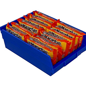 Akro-Mils 30150 Plastic Shelf Bins, Heavy Duty Storage Bins for Garage, Closet, and Drawer Organization, 12-Inch x 6-1/2-Inch x 4-Inch, Blue, 12-Pack