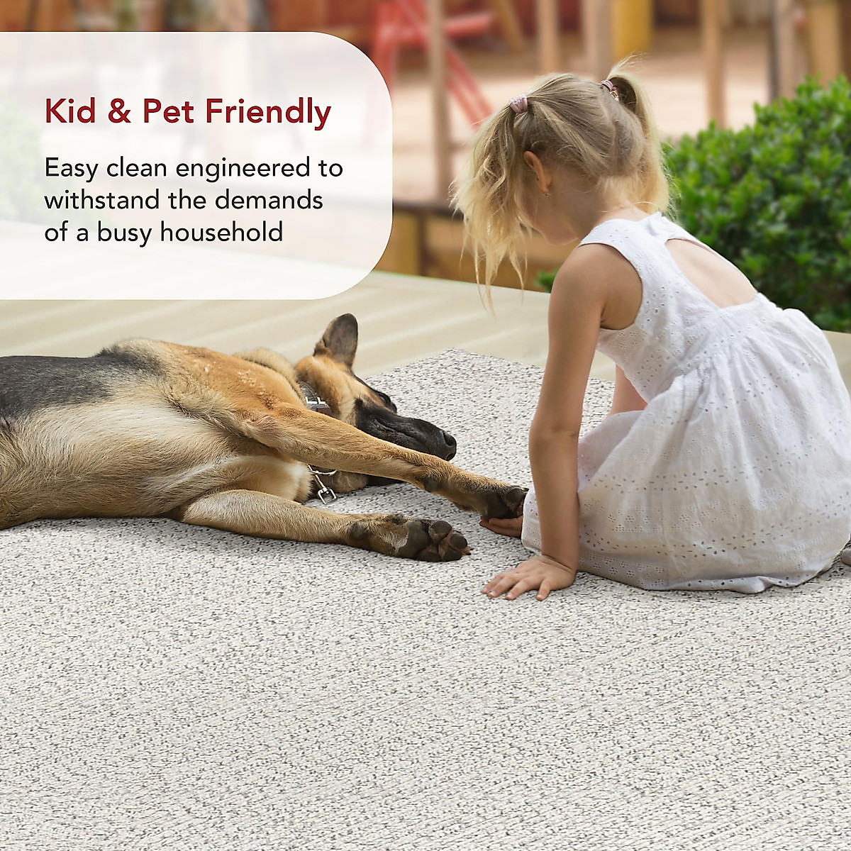 nuLOOM Braided Indoor/Outdoor Area Rug, 4' Round, Wynn Ivory