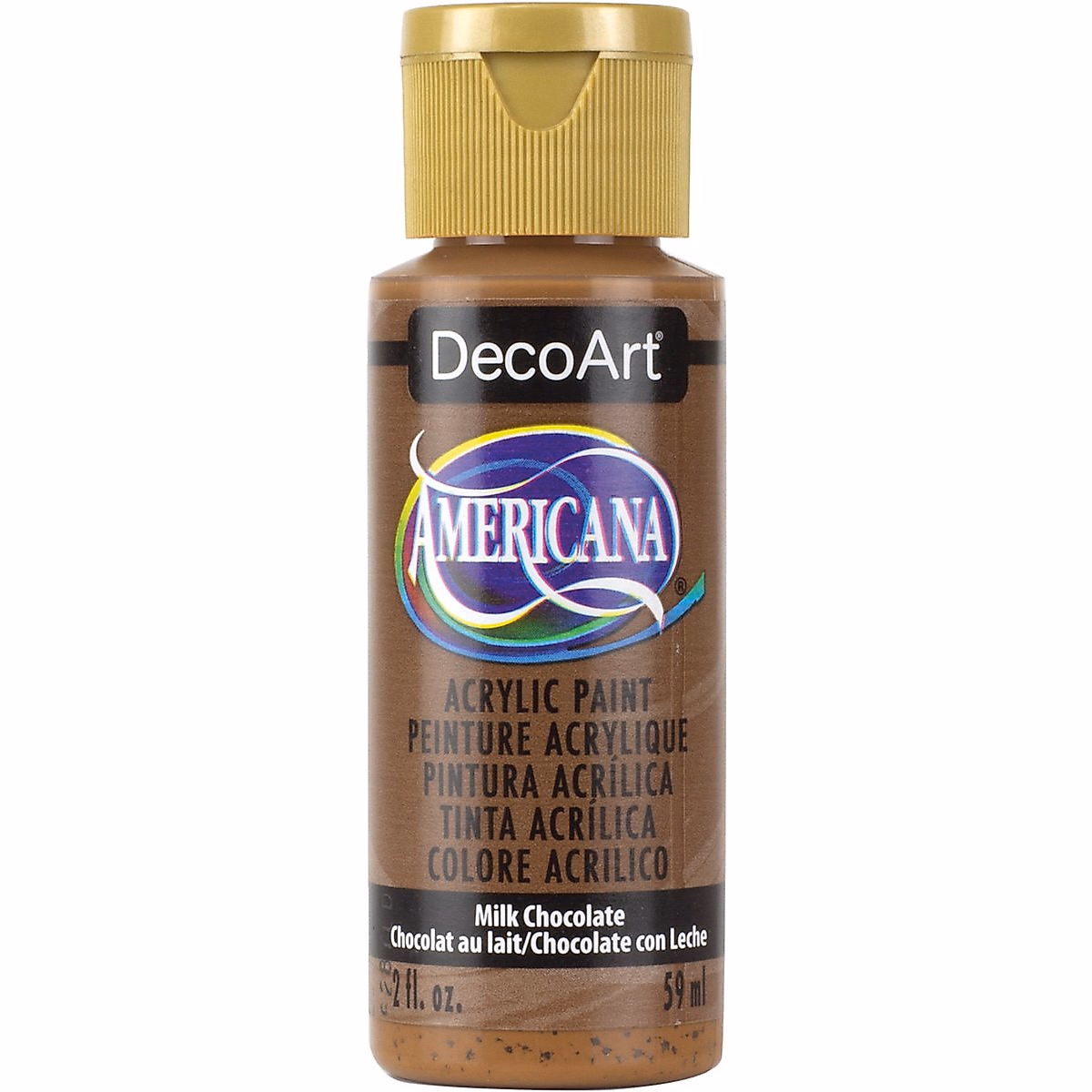 DecoArt Acrylic Paint, 2 Fl Oz (Pack of 1), Milk Chocolate