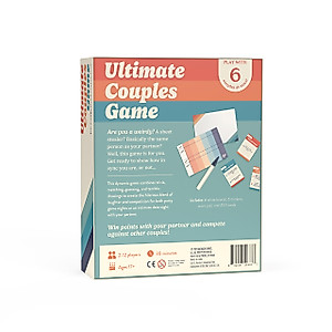 Ultimate Couples Game - Fun Party Game for Adults and Couples Game for Date Night! Guess, Match, and Draw in This Trivia, Conversation, and Relationship Card Game for Valentines, 2-12 Players