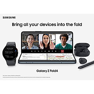 SAMSUNG Galaxy Z Fold 4 Cell Phone, Factory Unlocked Android Smartphone, 512GB, Flex Mode, Hands Free Video, Multi Window View, Foldable Display, S Pen Compatible, US Version, Gray Green (Renewed)