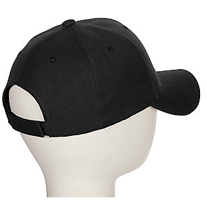 Classic Baseball Hat Custom A to Z Initial Team Letter, Black Cap White Black Letter X