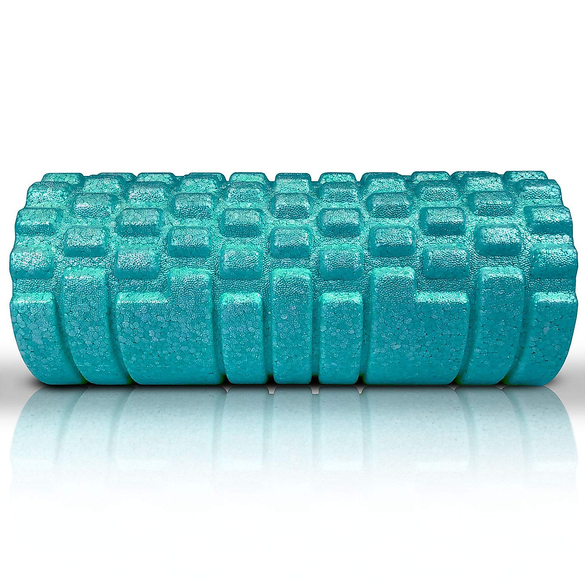 The Original Body Roller - High Density Foam Roller Massager for Deep Tissue Massage of The Back and Leg Muscles - Self Myofascial Release of Painful Trigger Point Muscle Adhesions - 13" Turquoise
