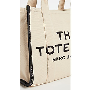 Marc Jacobs Women's The Jacquard Medium Tote Bag, Warm Sand, Tan, Graphic, One Size