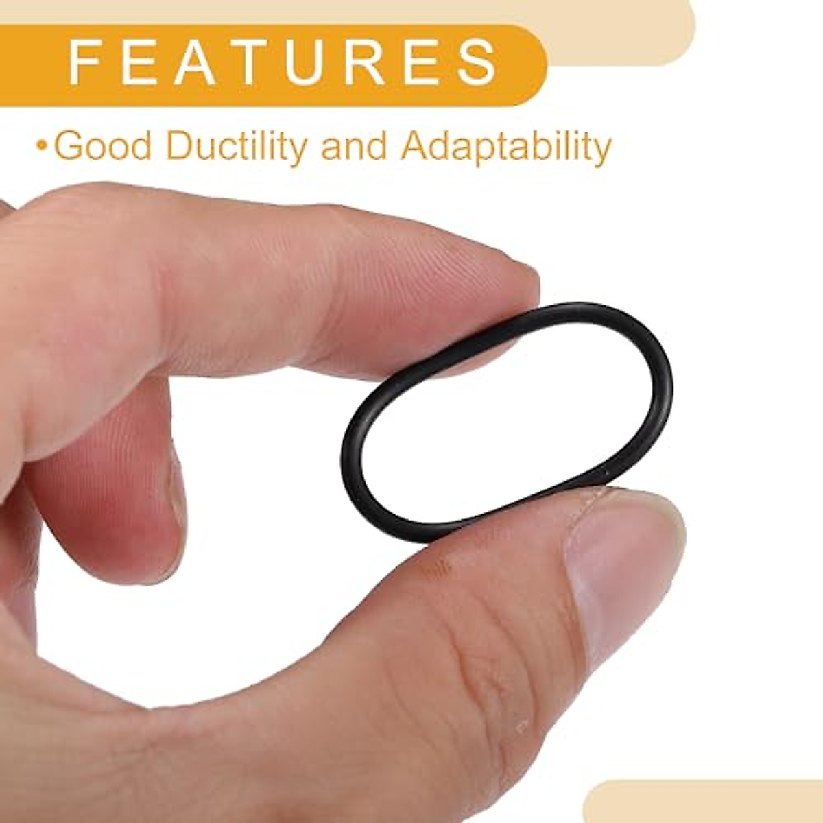 Partuto 50 Pcs 22mm ID x 2mm CS Universal Car O Ring Seal Gasket - Car - Faucet Repair Trucks Suvs Trailer Tube Sealing Waterproof - NBR Rubber Black