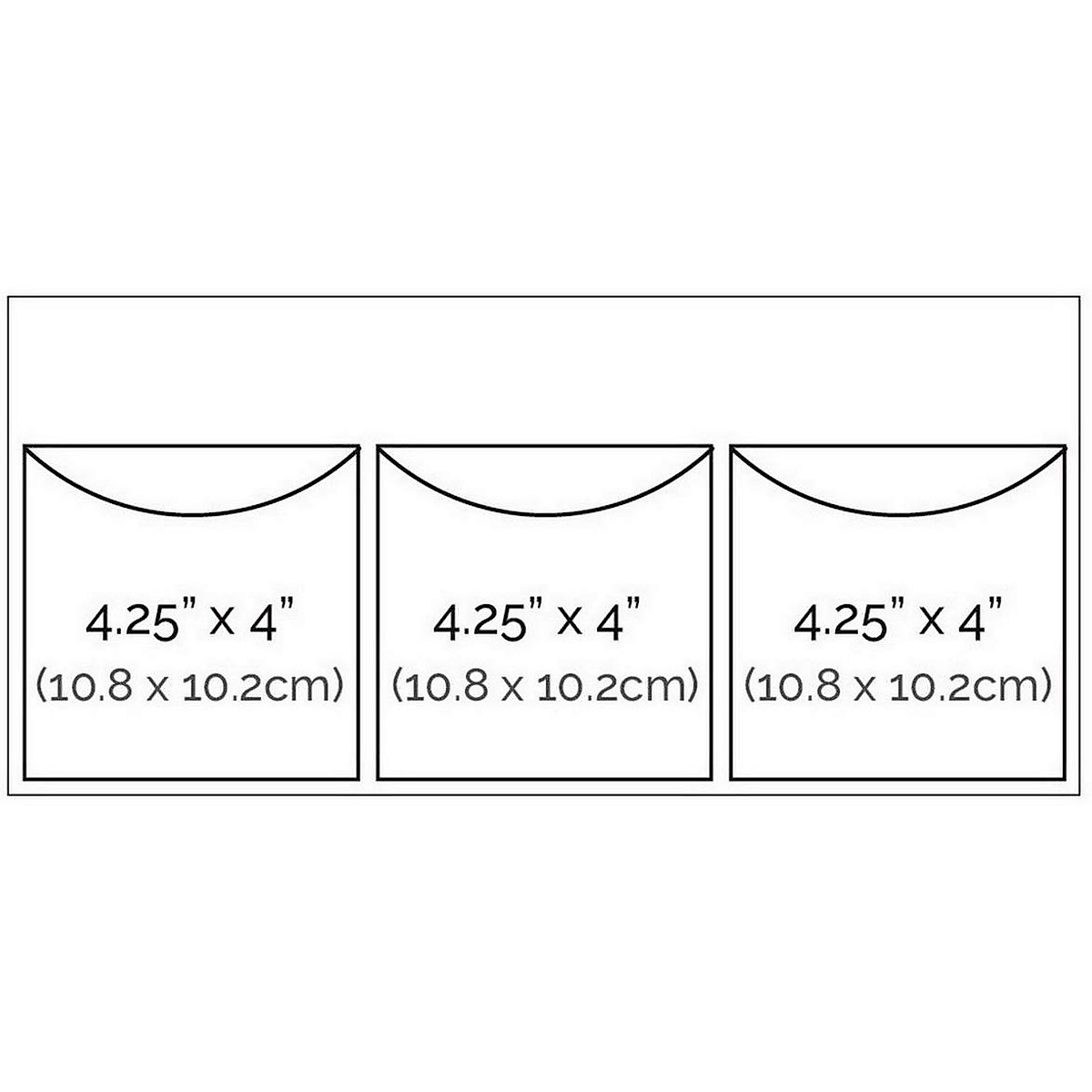 Totally-Tiffany Storage Cards PCK, Triple Pocket