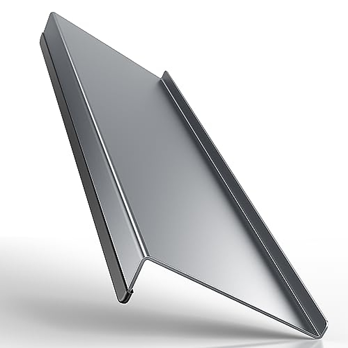 Aluminum Alloy Tilted Computer Keyboard Stand for Easy Ergonomic Typing, Keyboard Tray Holder with Silicone Non-Slip Case for Office Desk, Home, School, Desktop