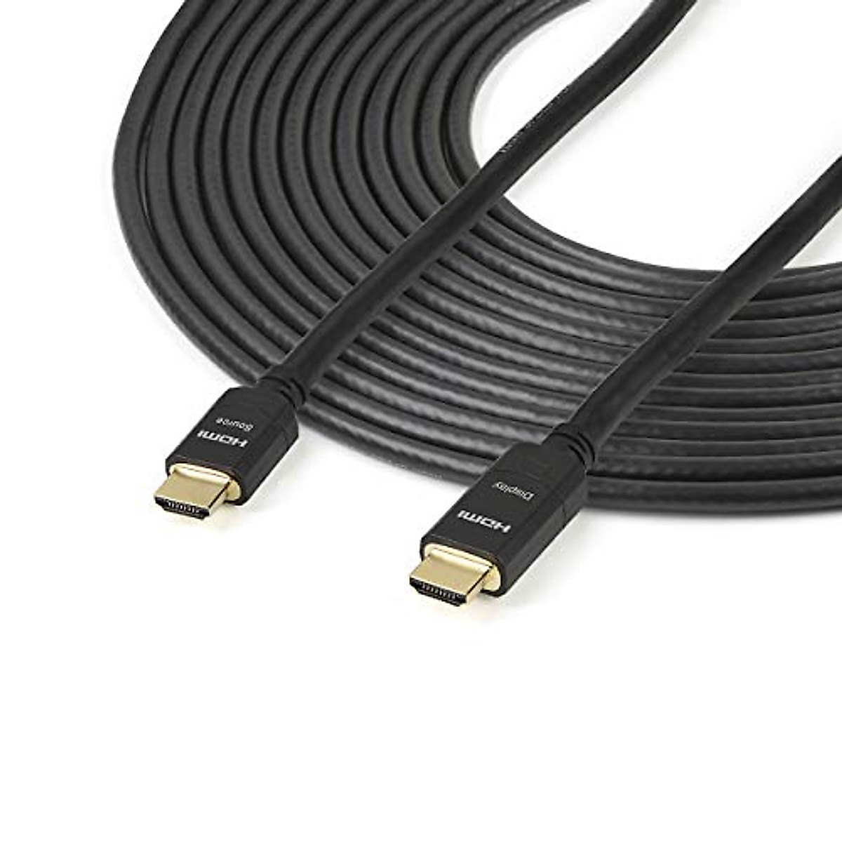 StarTech.com 65 ft (20m) High Speed HDMI Cable – Male to Male - Active - 28AWG - CL2 Rated In-wall Installation - Ultra HD 4K x 2K - Active HDMI Cable (HDMM20MA) Black