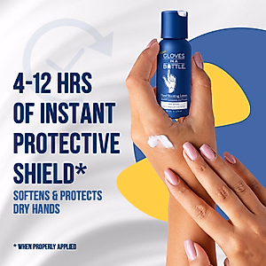 Gloves in a Bottle Shielding Lotion for Dry Itchy Skin 2 ounce, Pack of 3