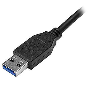 StarTech.com USB to USB C Cable - 3 ft / 1m - 10 Gbps - USB-C to USB-A - USB 2.0 Cable - USB Type C (USB31AC1M),Black