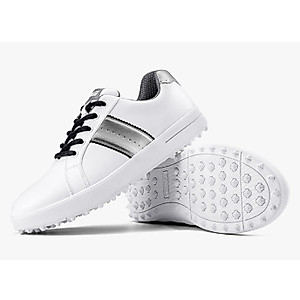 Ybberik Women's Golf Shoes Spikeless Breathable Grey