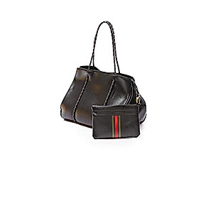 Haute Shore - Greyson Bello Neoprene Tote Bag w/Zipper Wristlet Inside