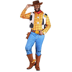 Fun Costumes Disney Plus Size Woody Toy Story Halloween, Adult Deluxe Cowboy Outfit for Men (3X)
