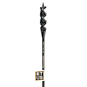 Eagle Tool US EA75072 Flex Shank Installer Drill Bit, Auger Style, Made in The USA, Black, 3/4-Inch by 72-Inch, Black