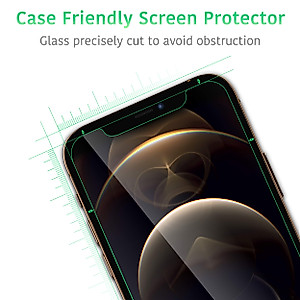 TALK WORKS Premium Tempered Glass Screen Protector for iPhone 12/13 Pro Max, IPhone 14 Plus - Includes Installation Tray, Anti-Glare, Crack Proof, Ultra Thin (Pack of 3)