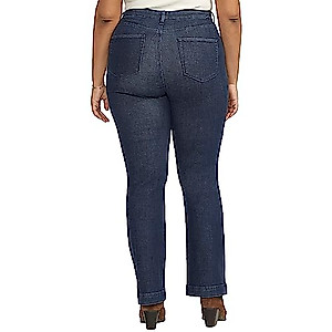 JAG Jeans Women's Plus Size Phoebe High Rise Bootcut Jeans, Stardust, 24 Plus