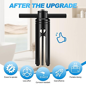 2025 New 104421U Cartridge Puller Tool,Complimentary 1222 Replacement Cartridge and lubricant,For Moen 1222 1225 1220,Tub and Shower Faucet Cartridge Remover for Moen Posi-Temp Valve