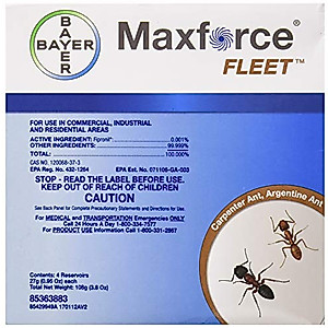 Bayer 10072 Max Force Fleet Ant Gel, Light Yellow