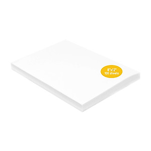 Mandala Crafts Tear Away Stabilizer for Embroidery Backing Stabilizer - Machine Embroidery Stabilizers - 8X12 in Medium Tearaway Stabilizer for Machine Embroidery