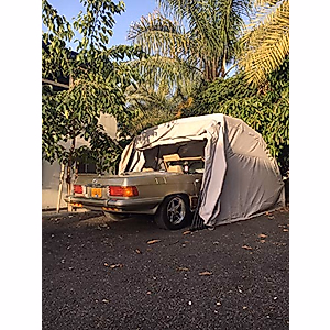 Ikuby Medium Carport, Car Shelter, Car Canopy, Car Garage, Car shed, Car House, Car Park, Foldable, Retractable, Lockable, Durable Shelter