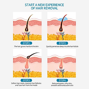 Premium Hair Removal Spray Foam | Body & Intimate Hair Removal Cream for Women & Men | Painless Depilatory Cream with Aloe Vera & Vitamin E | Vara Nature