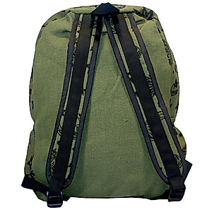Dominion Sun Moon Planets and Stars Celestial Green Backpack