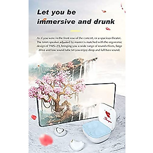 Wireless Earbuds, Bluetooth Headphones HD Stereo Wireless Headphones 5.1 Earbuds in-Ear Earbuds with Microphone, Home Outdoor Noise Cancelling Headphones, Gaming Headphones,