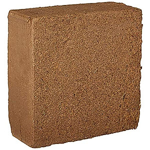 Mother Earth Coco Bale, 100% Natural Coco Coir Fiber for Soilless Gardening, 5 kg.
