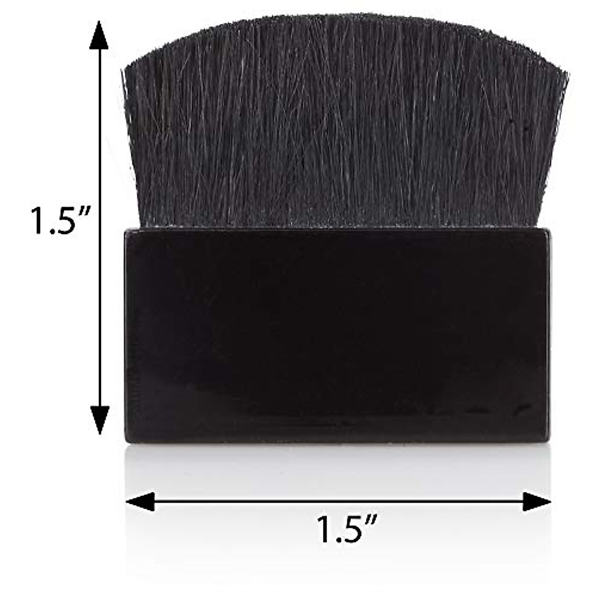Small Square Powder / Blush Compact Brush - 4 Pieces