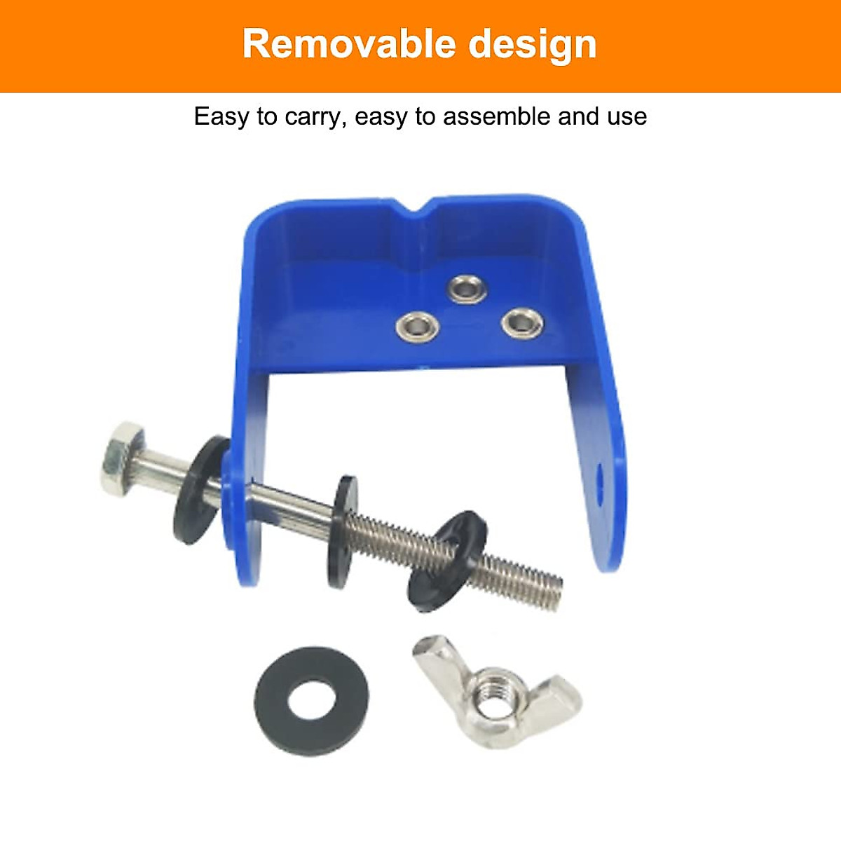 VGEBY Bow Strings Server,Archery Bowstring Serving Thread Jig Bow Strings Server Tool for Compound and Recurve Bow (Blue) Serving String Braided Serving String String Serving Jigs