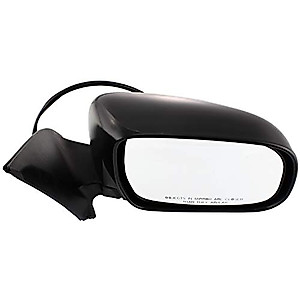 Kool Vue Mirror Set of 2 Compatible with 2005-2011 Toyota Tacoma Driver and Passenger Side Manual Folding, Textured Black, Power Glass