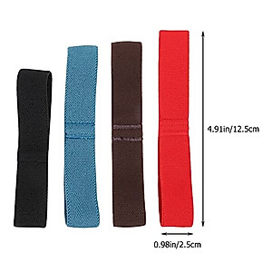 12 Pcs Lunch Bento Box Band Straps Heavy Duty Lashing Straps Nylon Bento Box Lunch Container Fixing Straps for Bento Box Lunch Container Box Straps Belts Bundling Belts ( Random color )