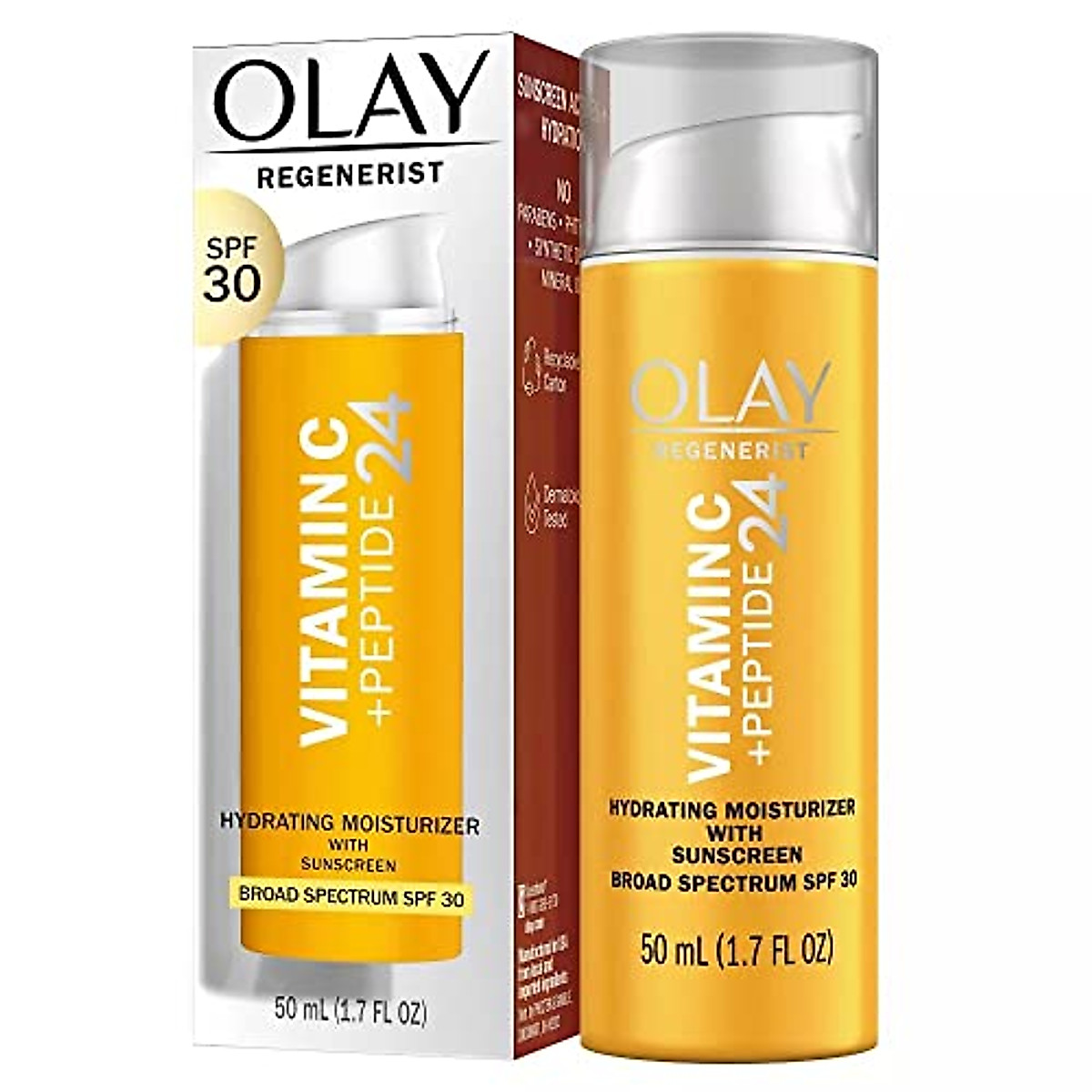 Olay Regenerist Vitamin C + Peptide 24 Hydrating Moisturizer w/ Sunscreen SPF 30