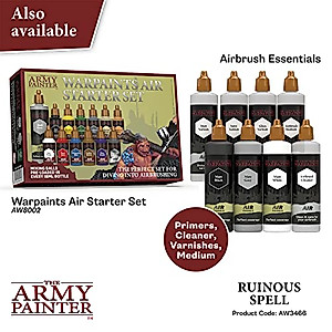 The Army Painter Warpaints Air Ruinous Spell - Non-Toxic Water Based Airbrush paint – acrylic paint and primer for Tabletop Roleplaying, Boardgames, and Wargames Miniature Model Painting