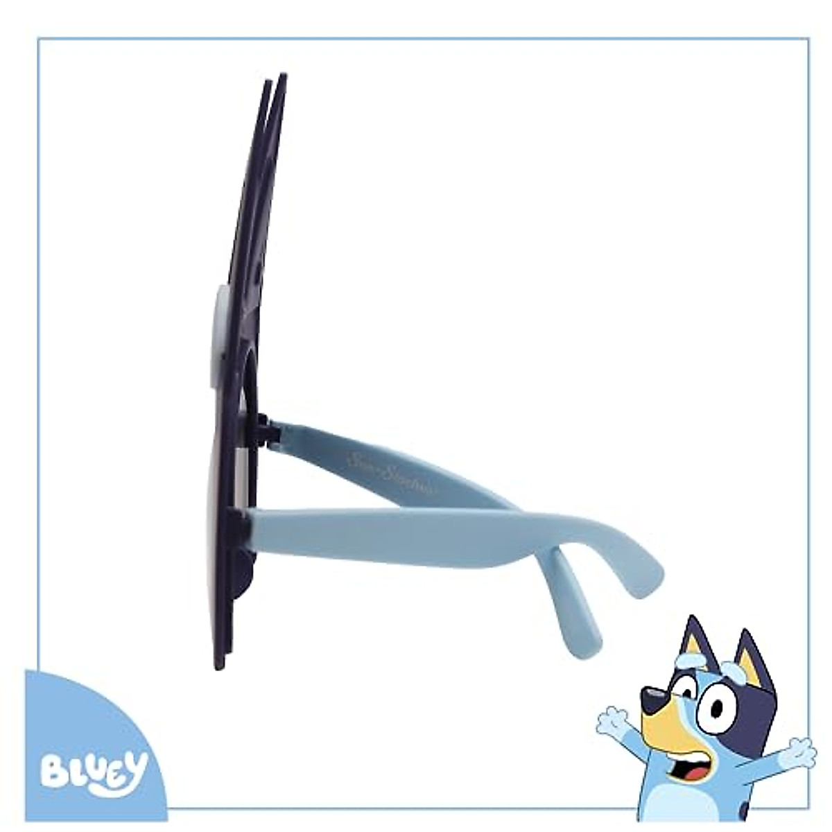Sun-Staches Official Bluey Sunglasses | Bluey Dress Up Costume Play | UV 400 | One Size Fits Most Kids