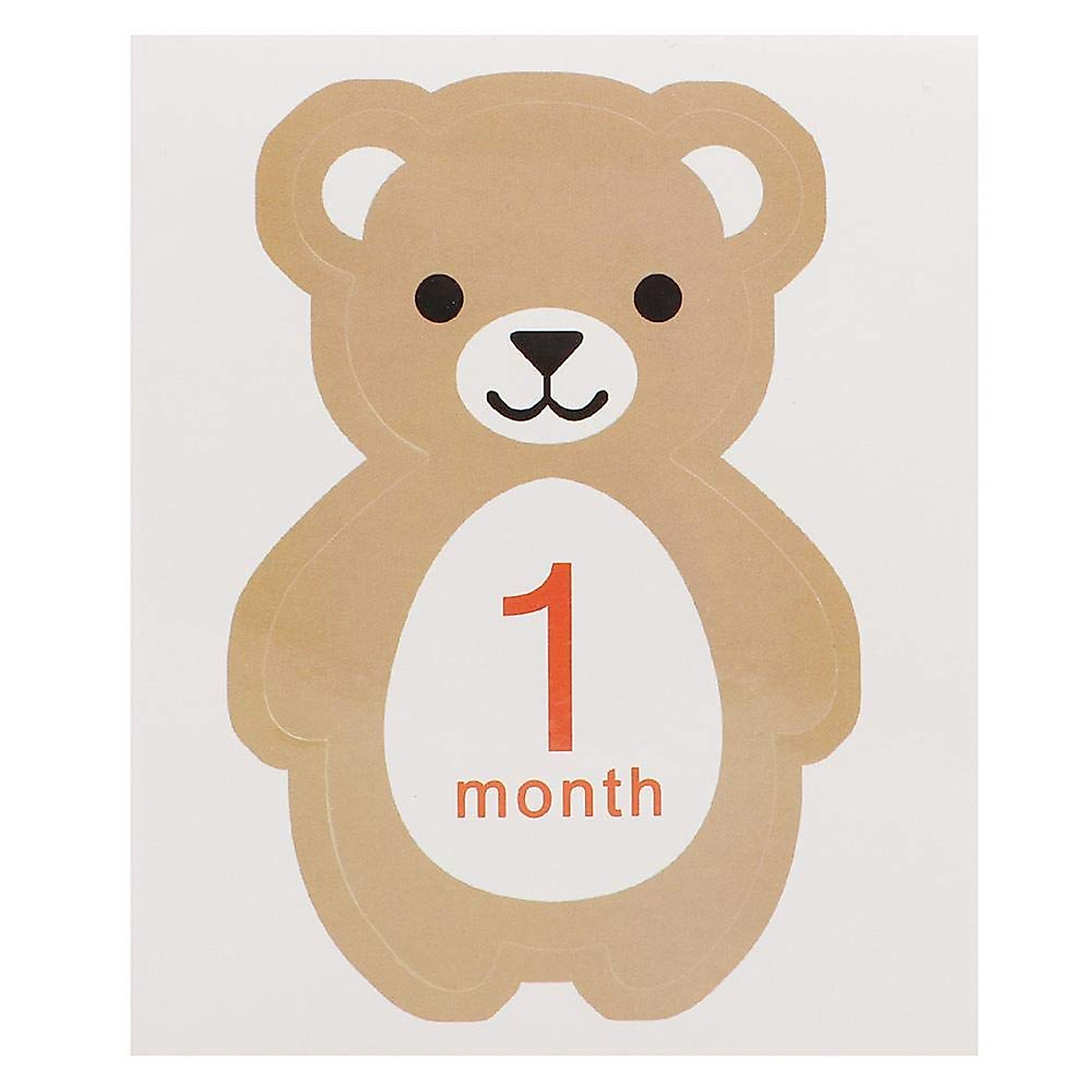 12pcs Baby Sticker, Gender Neutral Monthly Stickers for Baby boy or Girl, Create Beautiful Memories with Our Cute Animal Designs