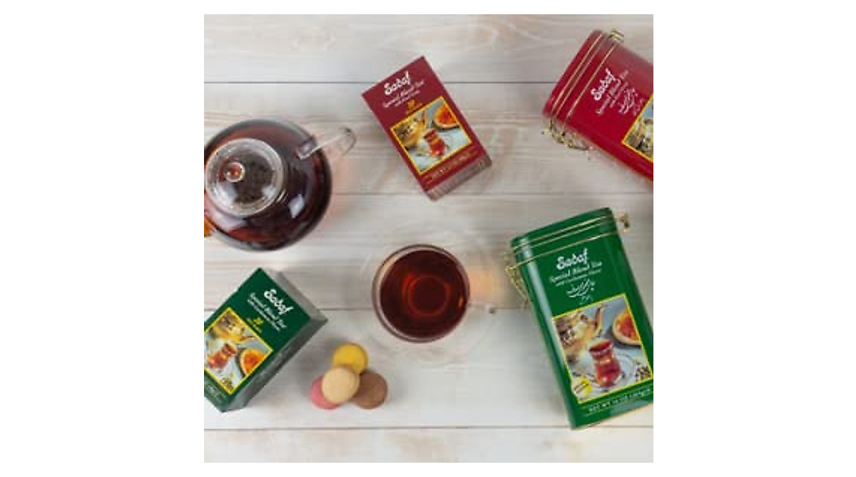 Sadaf Cardamom Tea - Premium Loose Leaf 16 oz