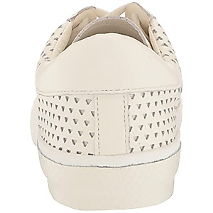 Dolce Vita Women's Zina PERF Sneaker, White Perforated Leather, 6.5