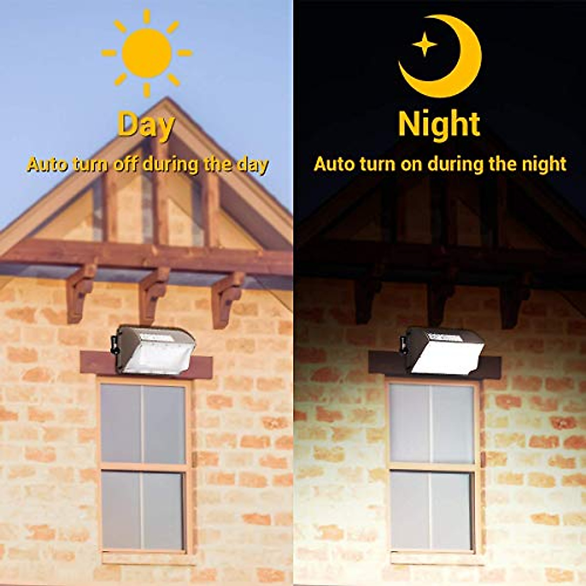 4Pack 100W LED Wall Pack Light, 12000LM Dusk to Dawn Light, Daylight 5000K with Photocell, IP65 Waterproof Outdoor Commercial LED Security Light, 600-800W HPS/MH Replacement, 120V (100w-4pk-new)