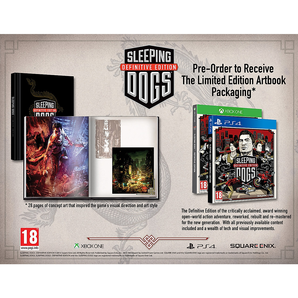 Sleeping Dogs Definitive Limited Edition (Xbox One)