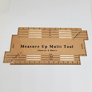 HONEYSEW Measure Up Multi Tool for Sewing Both Imperial and Metric Measurements