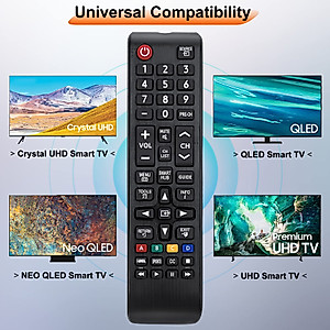 (2 Pack) Universal Remote for Samsung TV Remote, Replacement Remote for Samsung Smart TV, LED LCD HDTV QLED SUHD UHD 4K 3D Series