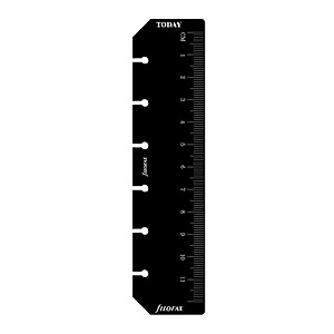 Filofax Pocket Black Ruler (B213609)